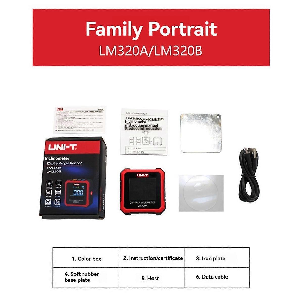 Meter Magnetic Dip Meter Digital Protractor Angle Measuring Tool Laser ...