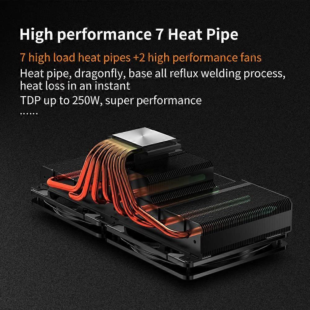 CPU Air Cooler with Diamond Top-Down Design for Intel LGA 1700/1200 ...