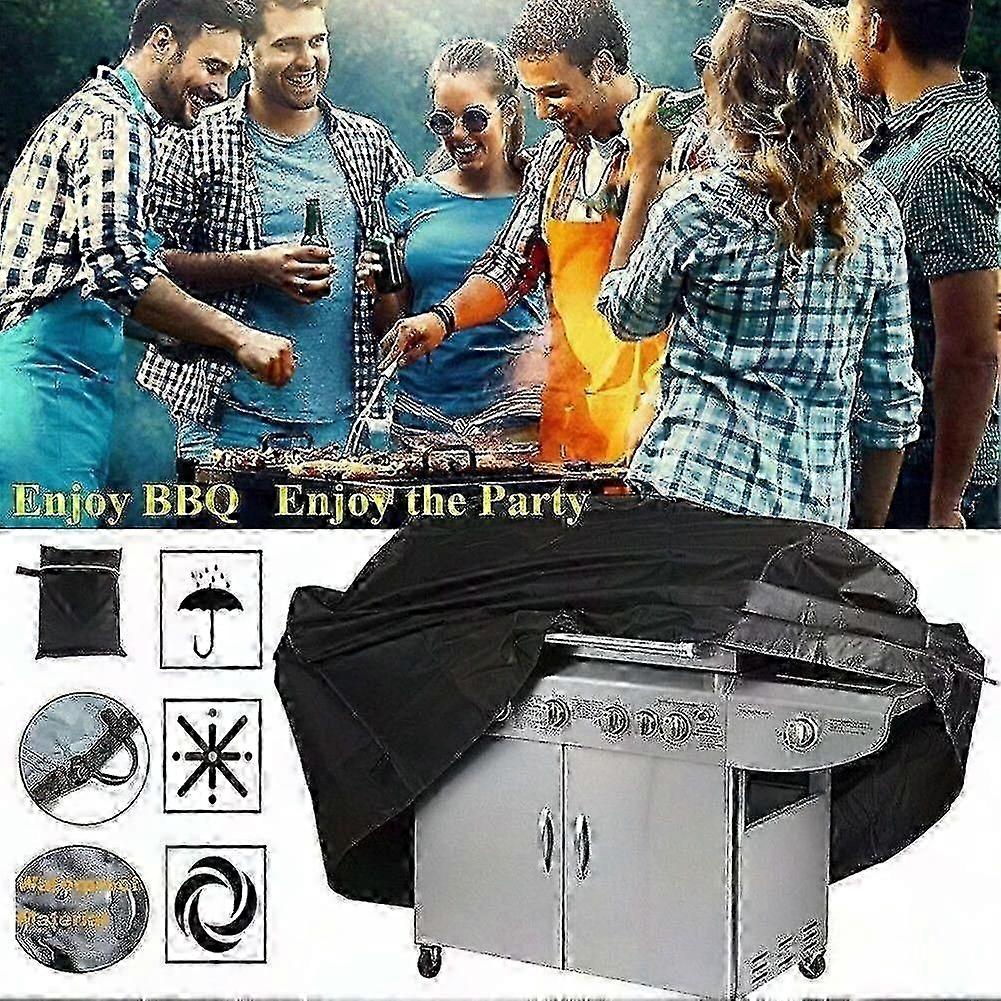 Upgraded Heavy Duty BBQ Grill Cover, Outdoor Waterproof Dustproof Rain ...