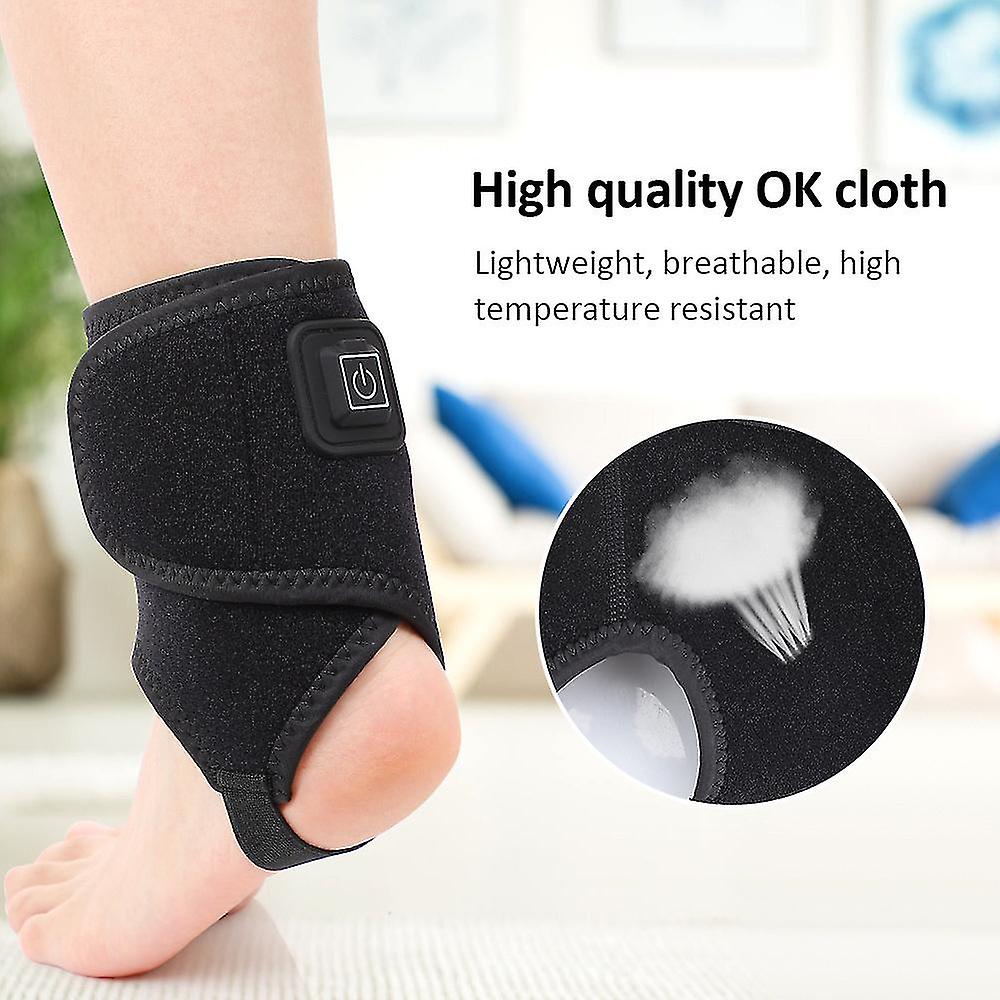 Electric Heated Ankle Warm Support Heat Therapy Ankle Brace For Ankle ...