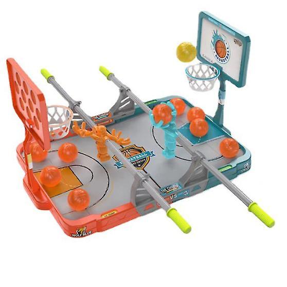 Desktop Double Basketball Toy Interactive Mini Basketball Court Fun ...