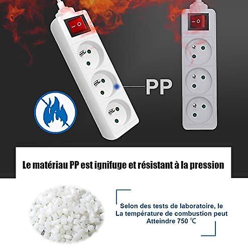 3 Socket Power Strip 16a 2p + T With Switch, 3 Socket Block, 3m 250 V ...