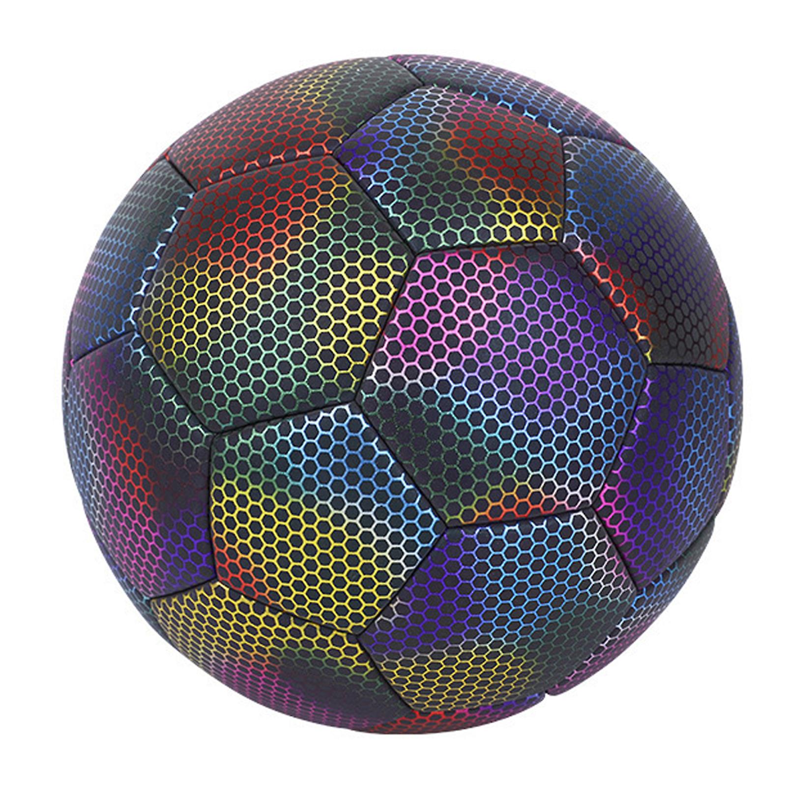 Reflective Football in Night Smoothing Texture Luminous Football for ...