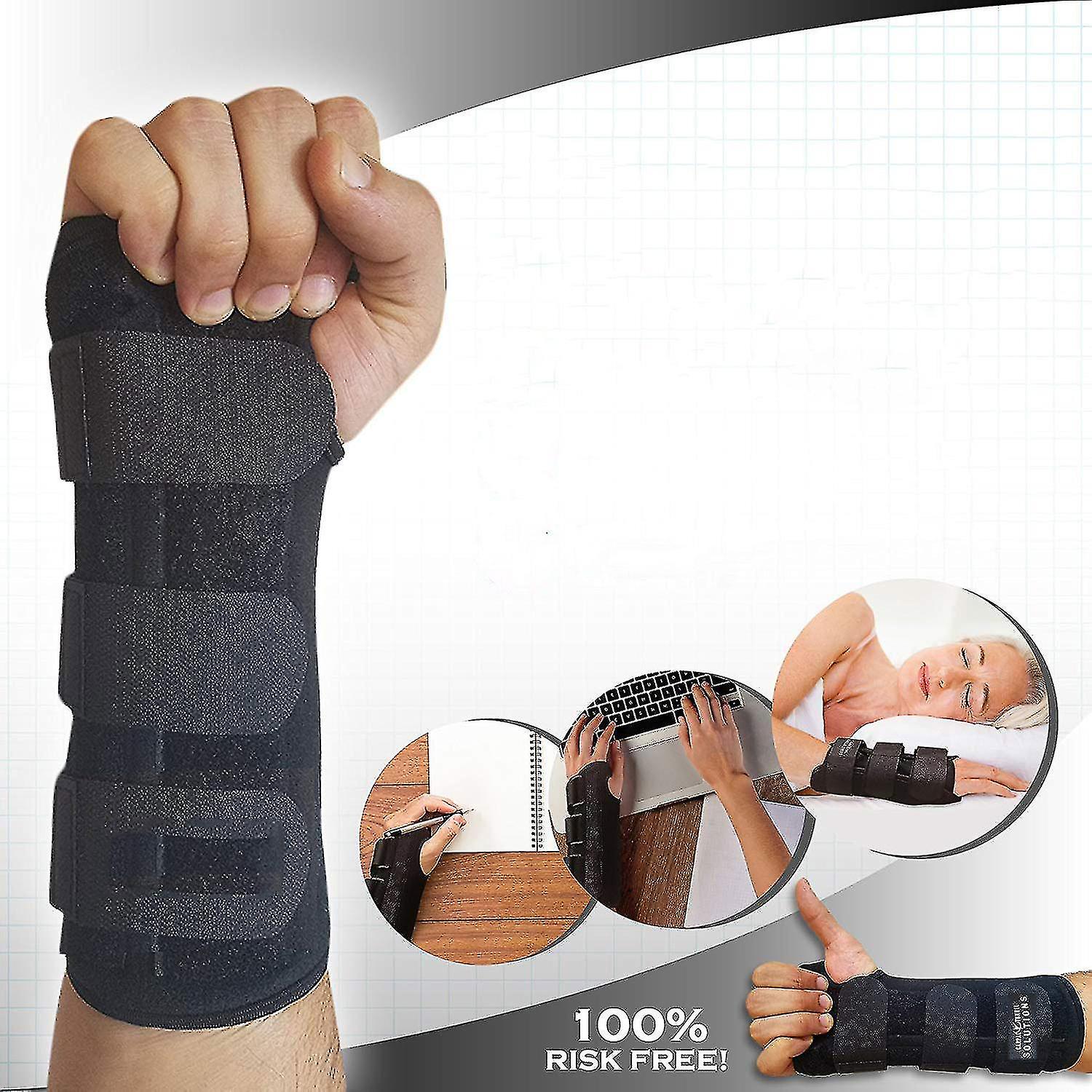 Forearm And Wrist Support Splint Support Forearm Brace, Arm Sling ...
