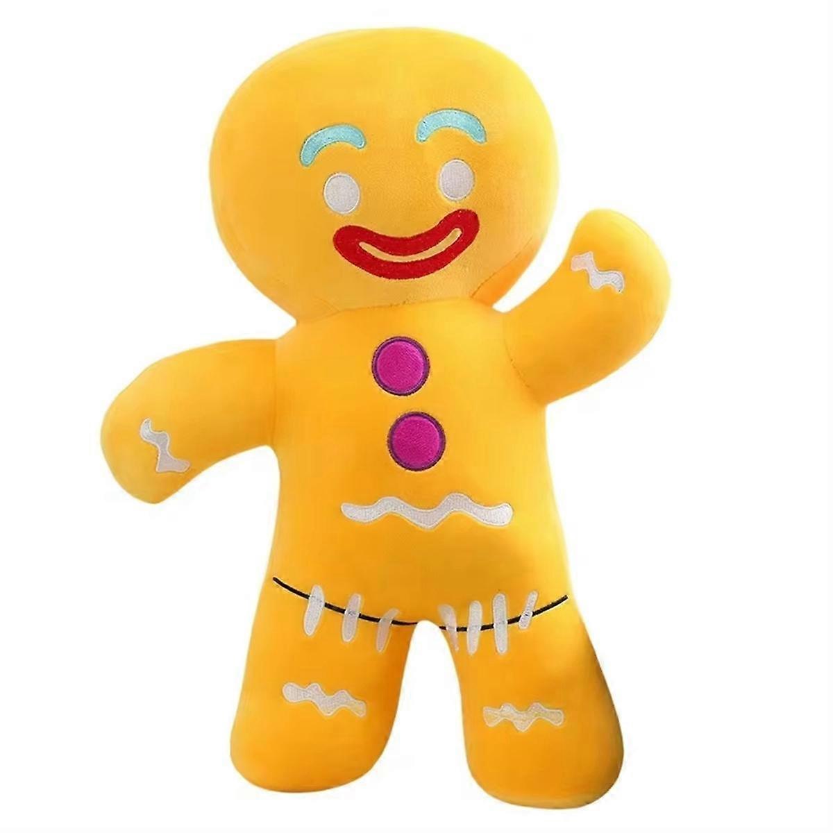 Kawaii Gingerbread Man Plush Doll Sofa Decoration Cute Cookie Man ...