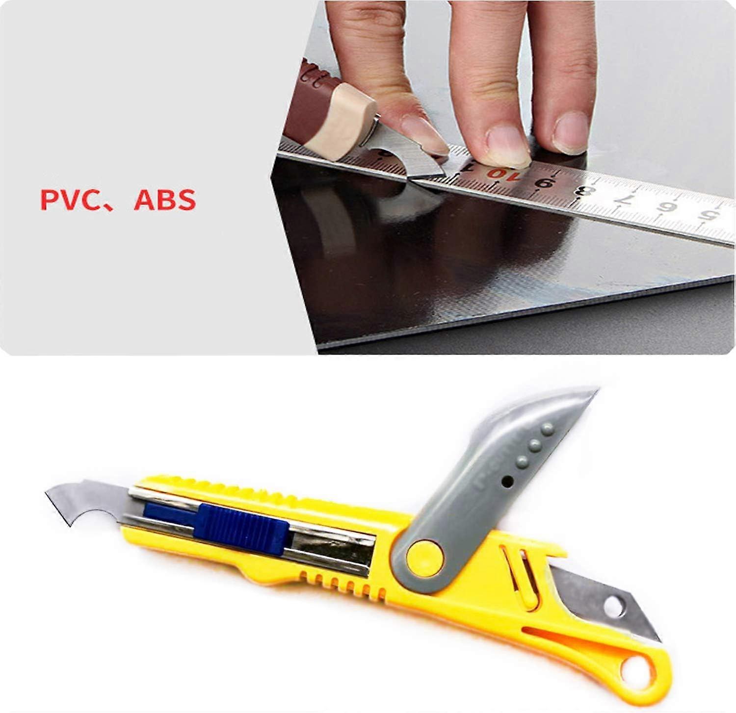 2pcs Plexiglass Sheet Cutter Acrylic Cutter 20 pcs Blade Set Yellow ...