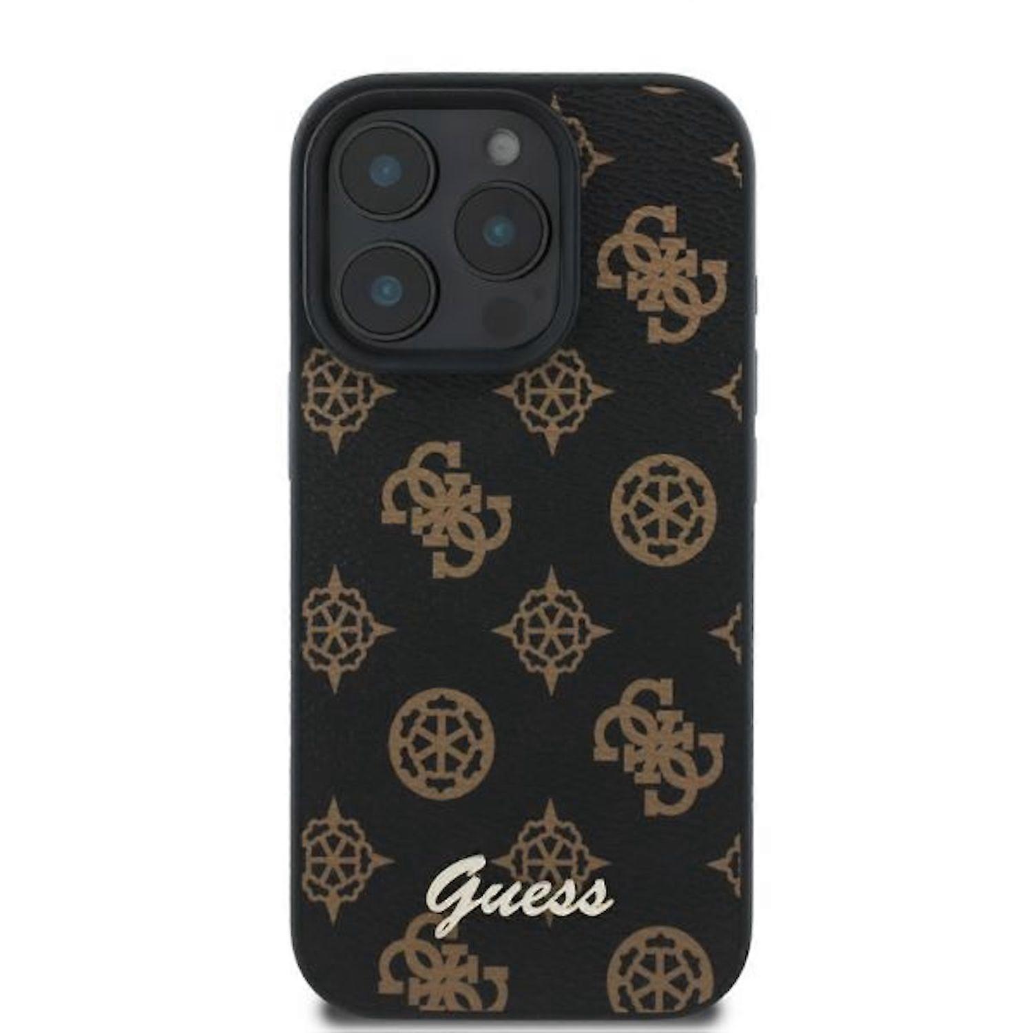 GUESS Apple iPhone 16 Pro Max Hardcase Pion Script MagSafe Svart ...