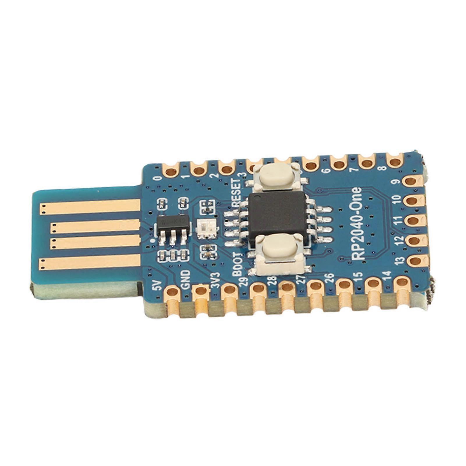 Microcontroller RP2040 One USB A Male Port Dual Core 4MB Flash PCB Pico ...
