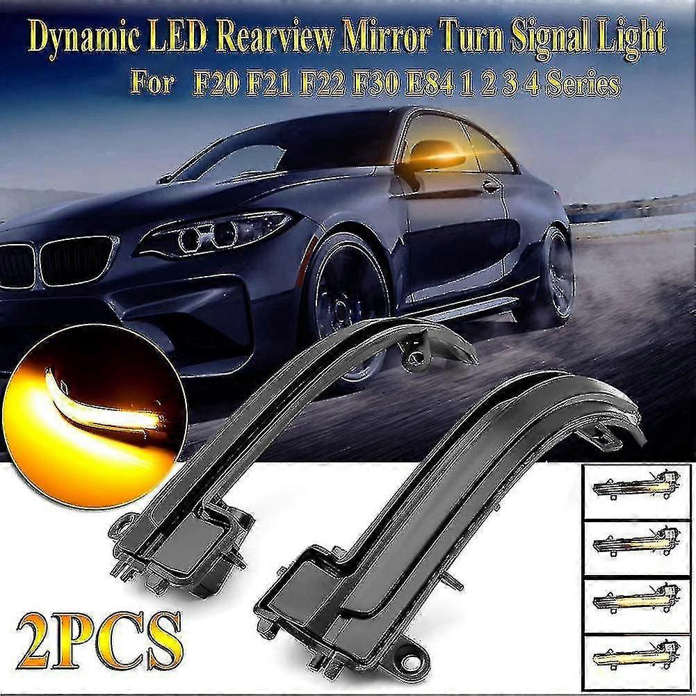 For Car LED Dynamic Rearview Mirror Light Turn Signal Light Indicator ...