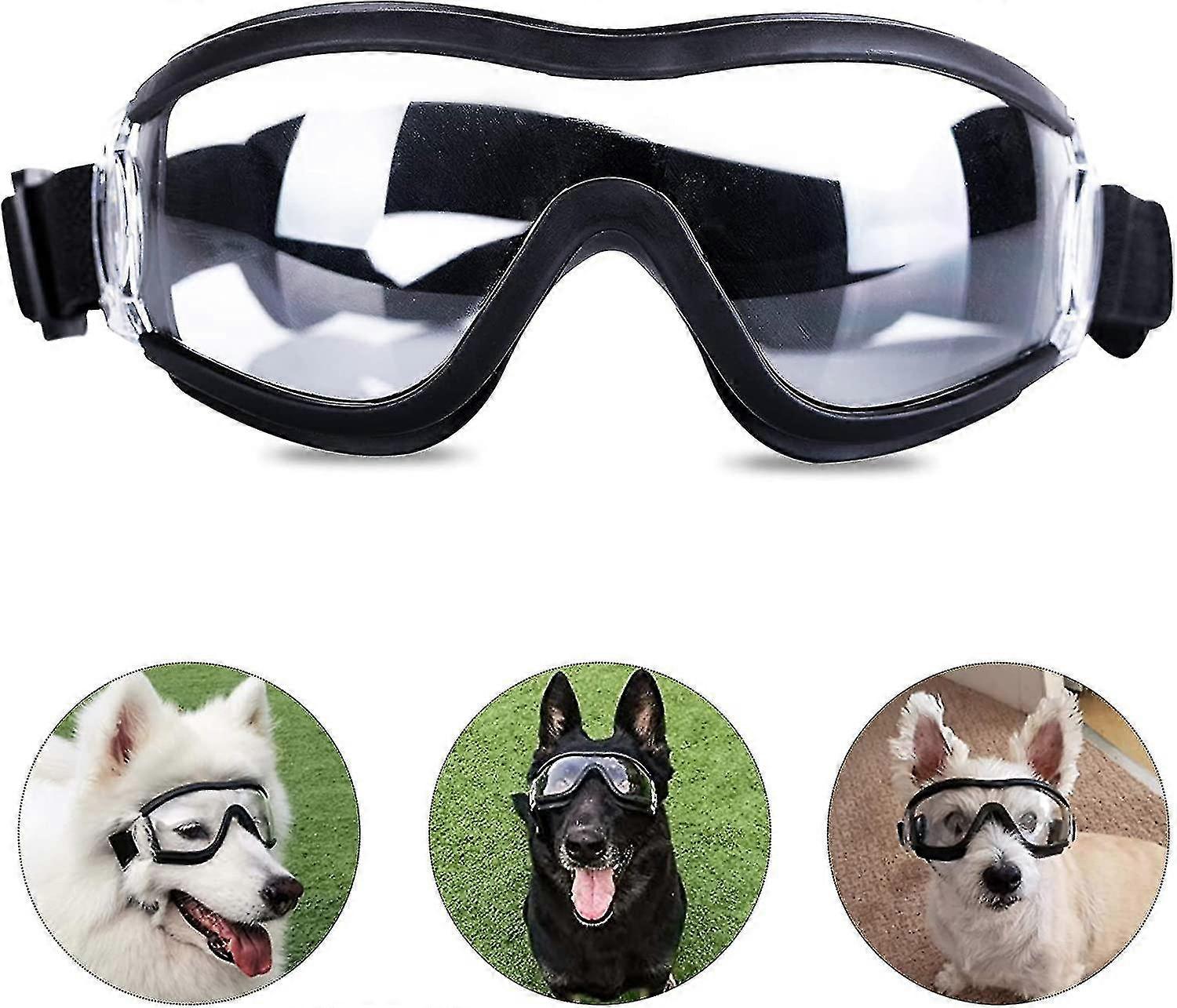 Hundglasögon för medium stor ras hund ögonskydd Solglasögon Vindtät Uv ...