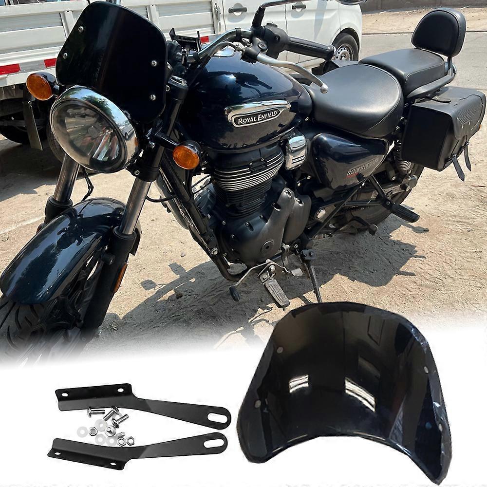 For Royal Enfield Meteor 350 Windscreen Windshield Wind Deflector ...
