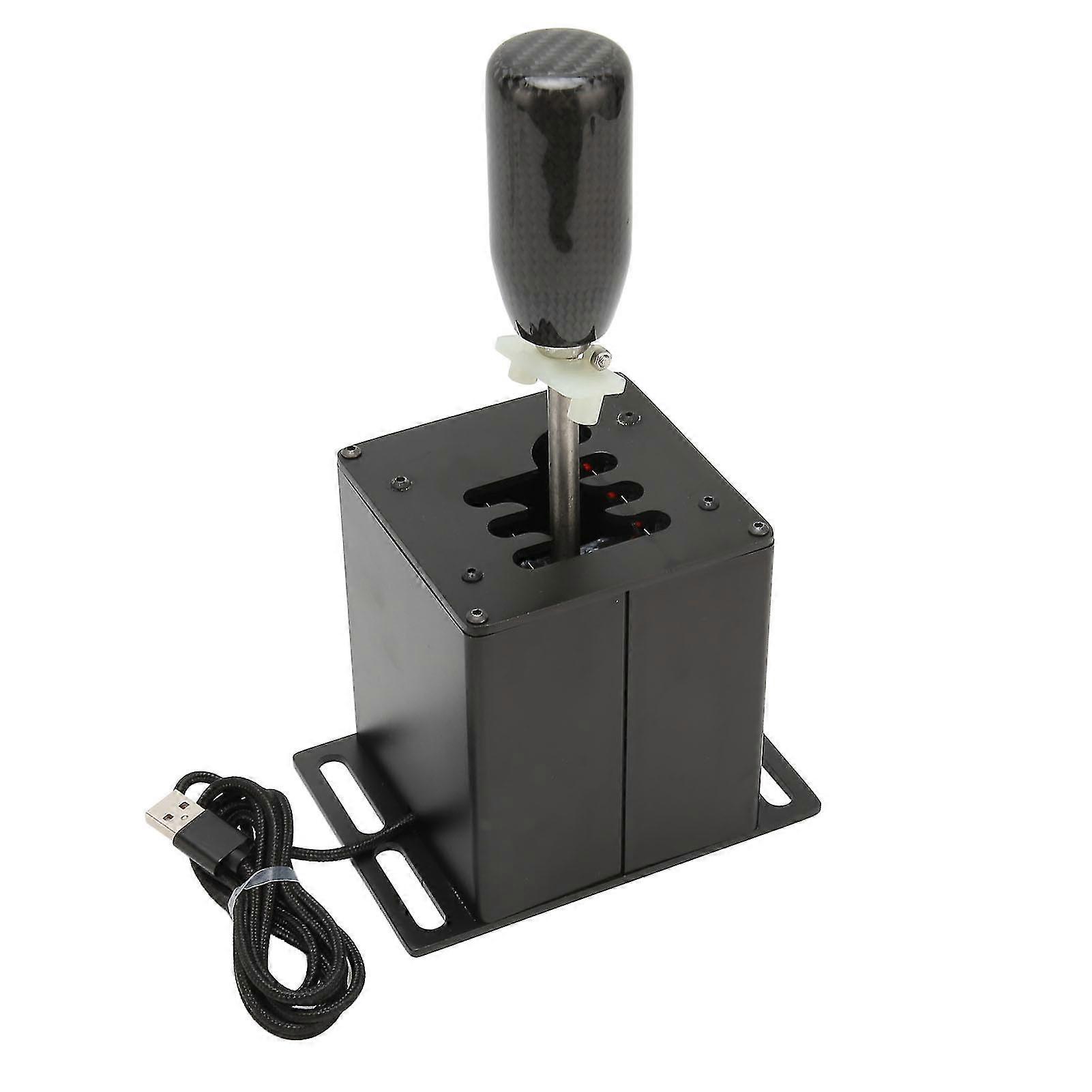 2024 USB Simulator Shifter 6 Plus R Racing H Shifter with Carbon Fiber ...