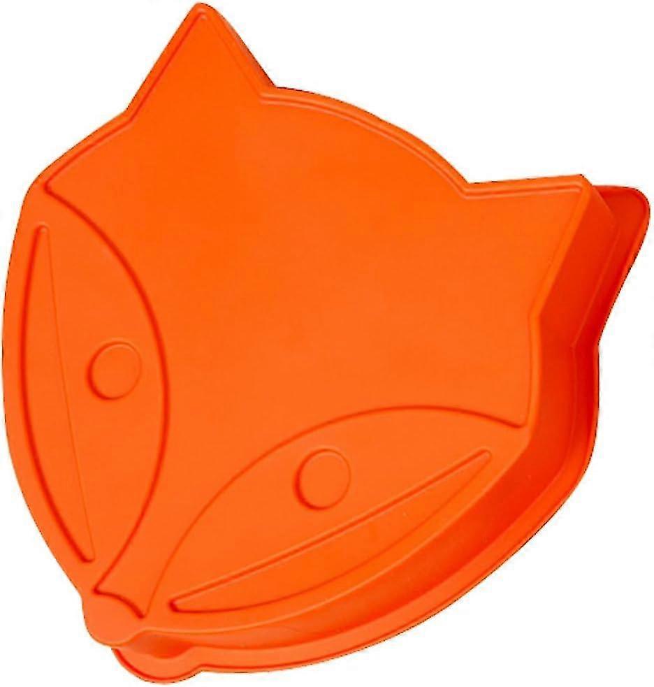 Cake Baking Pan, Fox-shaped Large Silicone Mold, Creative And Exquisite ...