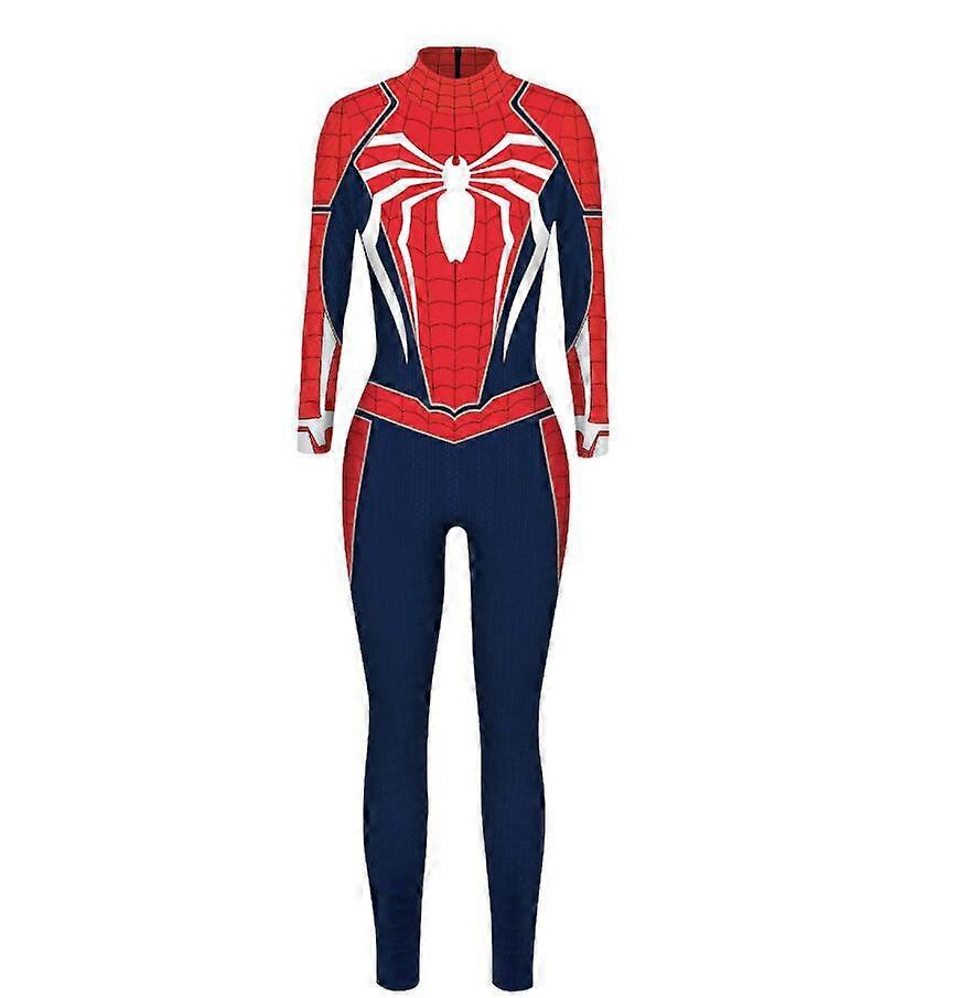 Spiderman Cosplay Woman Sexy Zentai Suit Spandex Bodysuit Superhero SPIDERMAN Costume Halloween ...