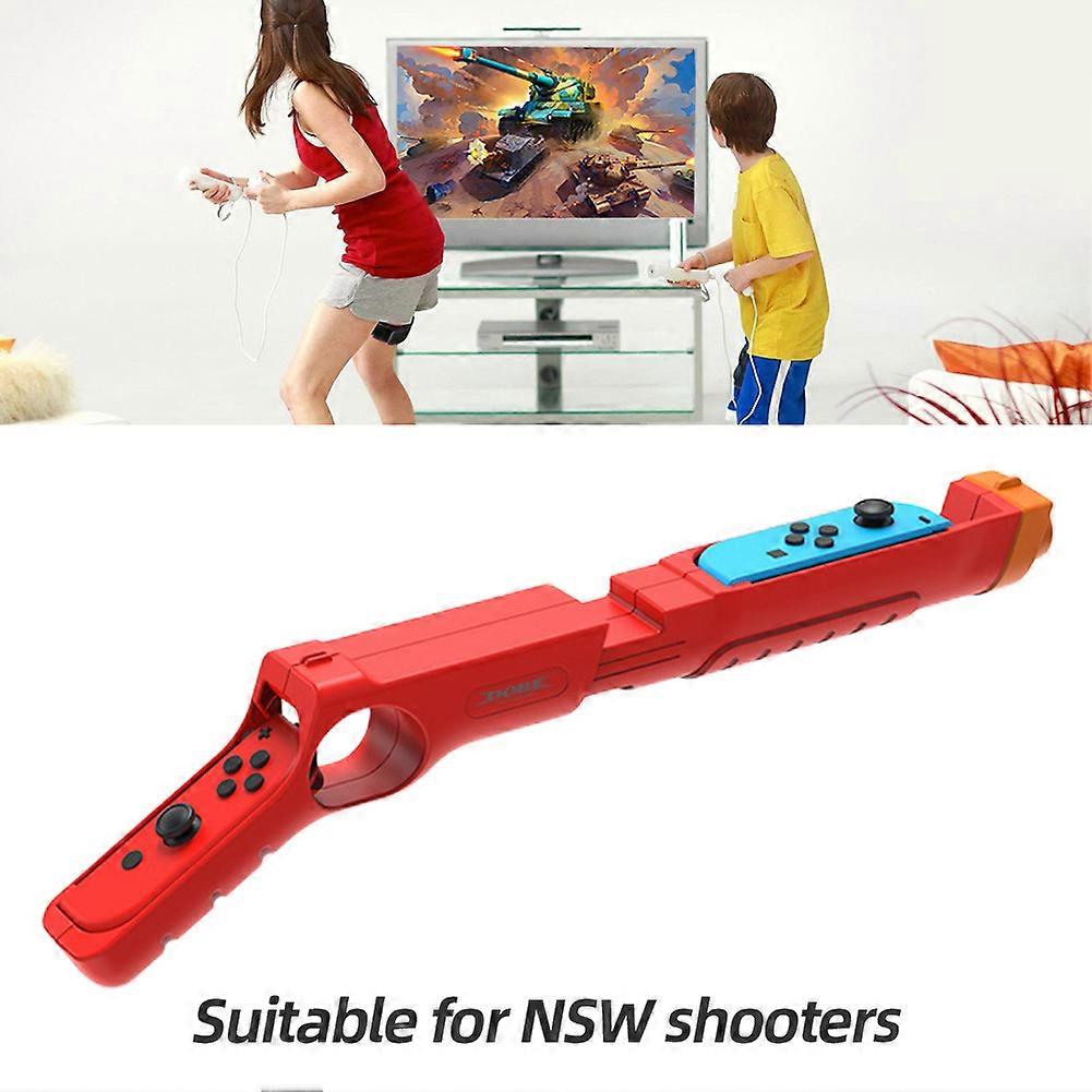 For Nintendo Switch OLED Handgrip Sense Joystick Shooting Gun ...