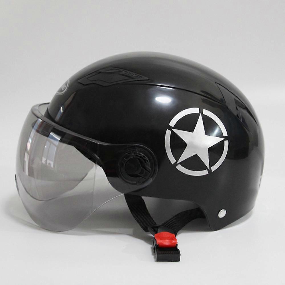 Electric Motor Car Helmet Scooter Bike Open Face Half Baseball Cap Anti ...