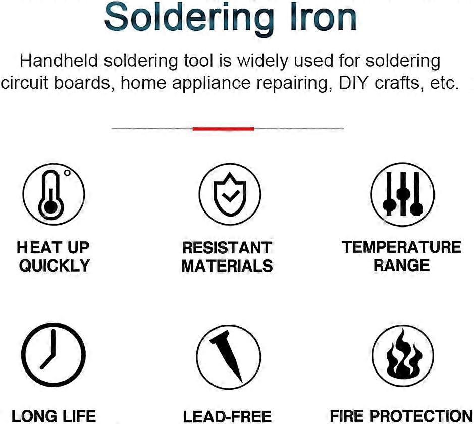 Automatic Soldering Gun, 60W solder gun, Ceramic PTC heating core Hand ...