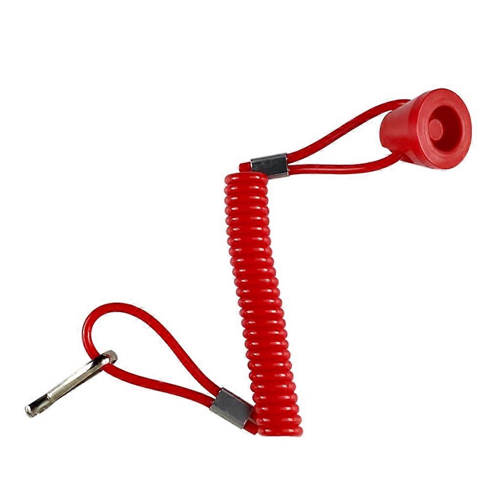 For ATV Quad Engine Emergency Kill Stop Switch Push Button Motor Tether ...