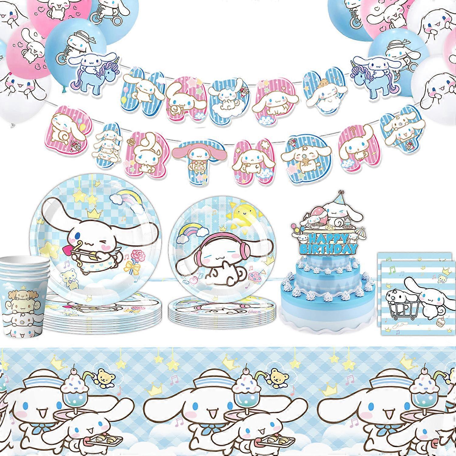 Cinnamoroll Party Decorations,Birthday Party Supplies For Cinnamoroll ...