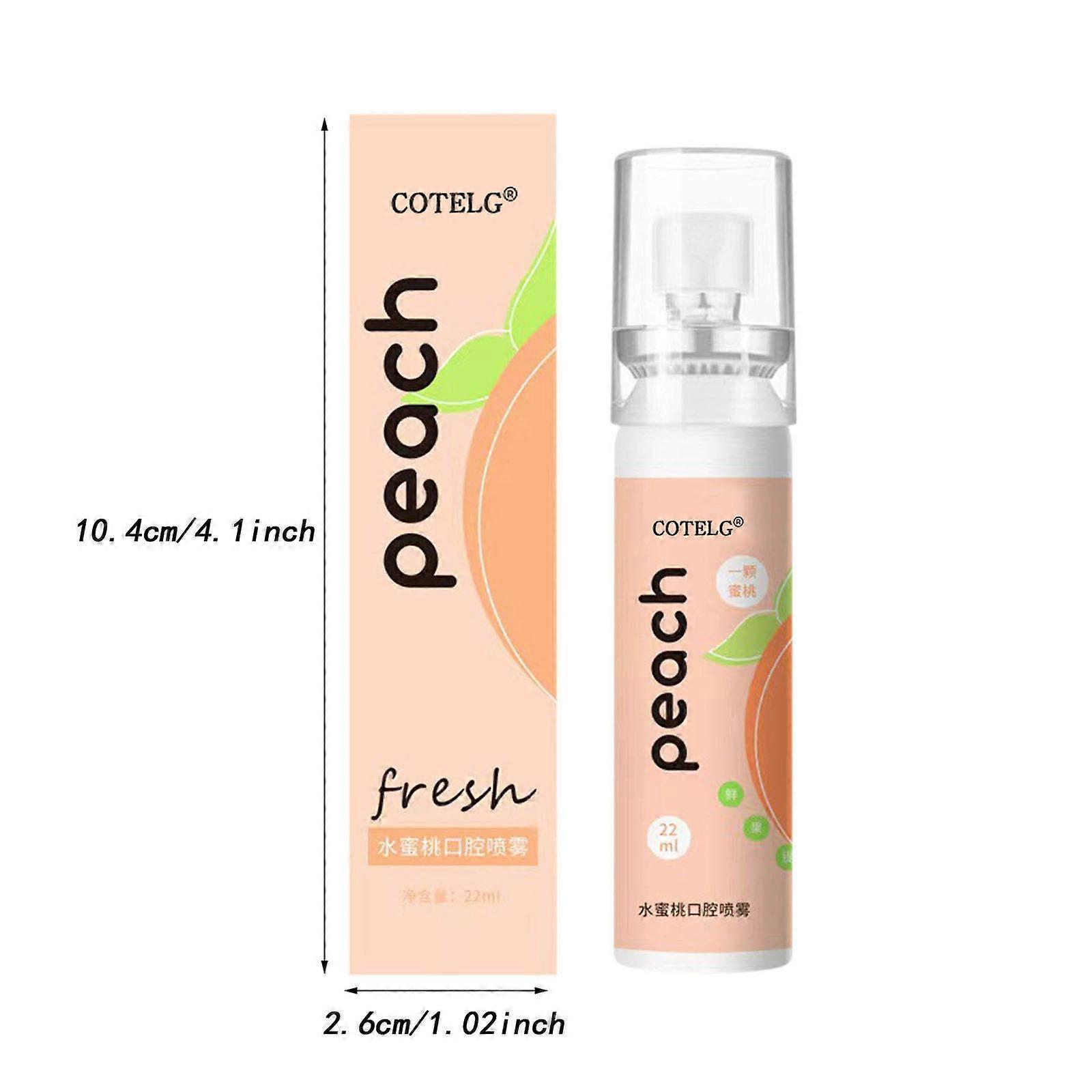 Fruit-Flavored Oral Spray Freshener Compact Portable Refreshing Cool Fresh Breath Oral Odor Care ...