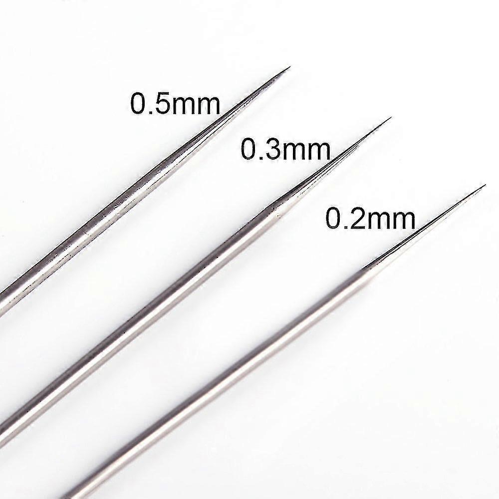 Nozzle Cap, Needle And Nozzle For Ab130 Airbrush, Of 0.2 Mm, 0.3 Mm, 0.5 Mm. Airbrush Spare ...