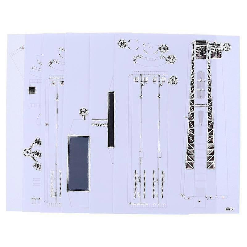 3d Spacex Falcon Heavy Rocket Diy Paper Model | Fruugo DK