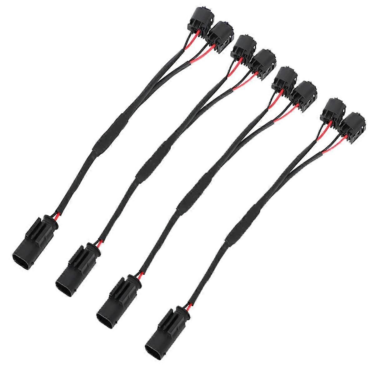 4X Motorcycle Shunt Circuit Socket Extension Adapter Quick Connect ...