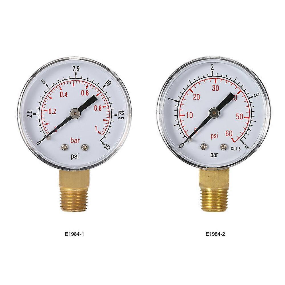 Mini Dual Scale Dial Gauge Pool Spa Filter Water Pressure Gauge Mini 0 ...