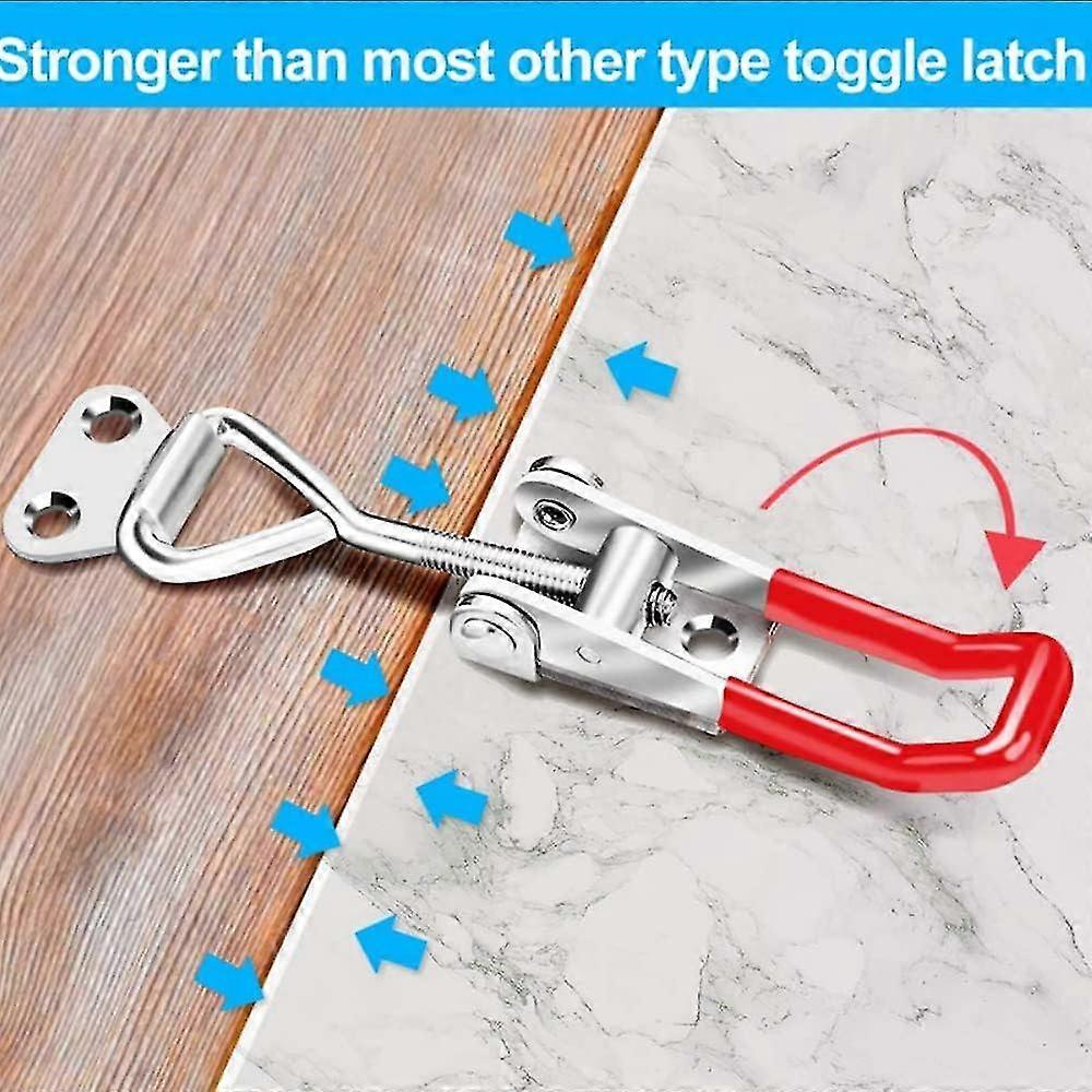 2 Pack Metal Toggle Latch,box Closure Tension Lock Toggle Clamp Latch ...
