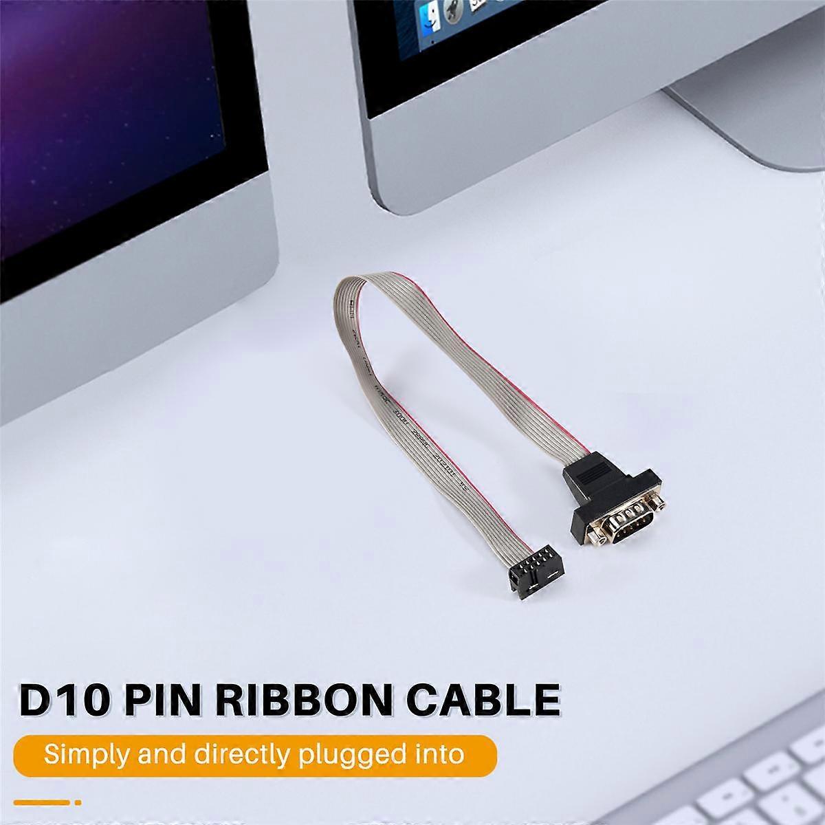 DB9 RS232 To 10 Pin Ribbon Cable Connector Adapter | Fruugo UK