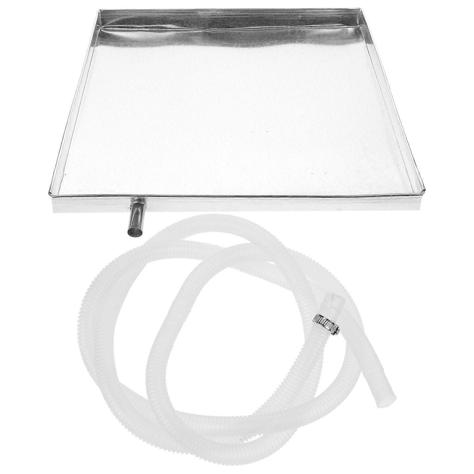 1 Set of AC External Unit Drip Tray Air Conditioner Drip Pan Leak Proof ...