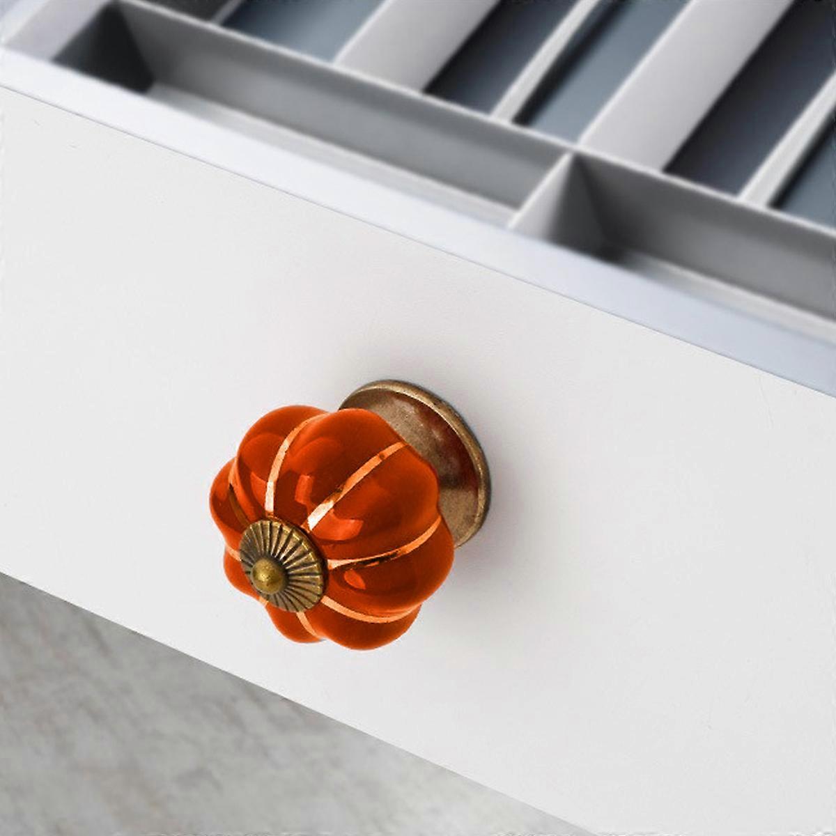 Ceramic Drawer Knobs, Pumpkin Shape Knob for Kitchen Cabinets | Fruugo UK