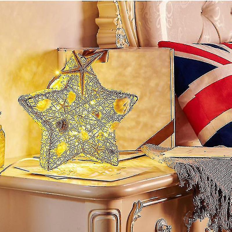 Starlight Rattan Night Light Creative Bedside Decoration | Fruugo UK
