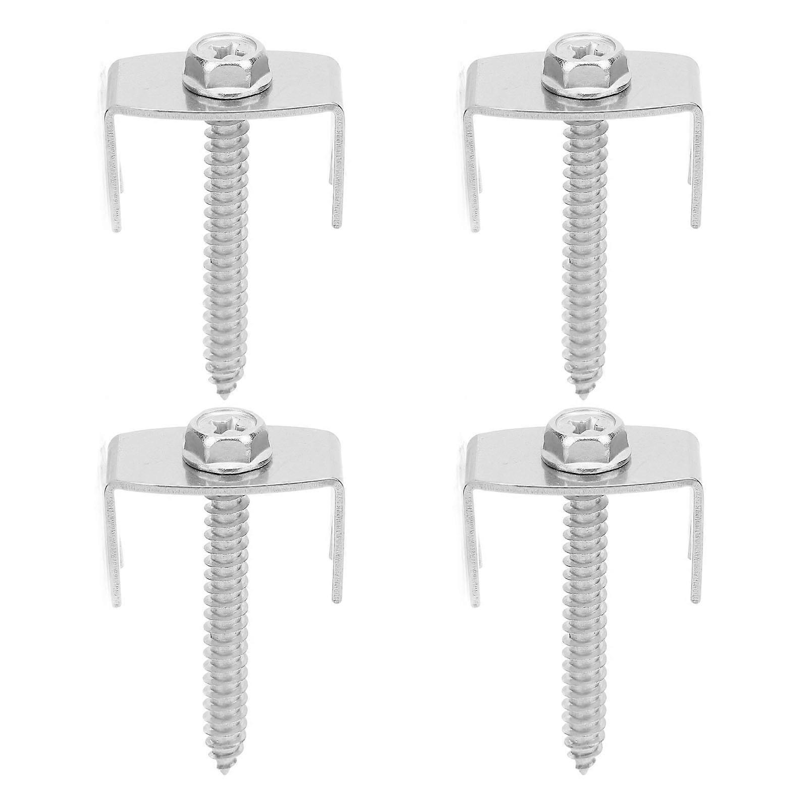 50PCS Fence Post Fasteners Stainless Steel Heavy Duty Reusable Fixing ...