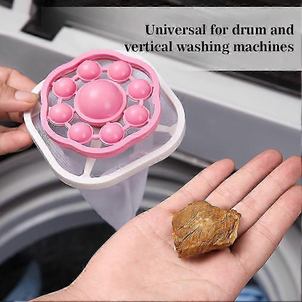 3-Pack Upgraded Lint Catcher for Washing Machine, Floating Hair Filter ...