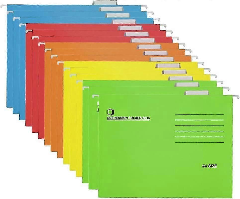 A4 Suspension Files with Tabs and Card Inserts for Filing Cabinets ...