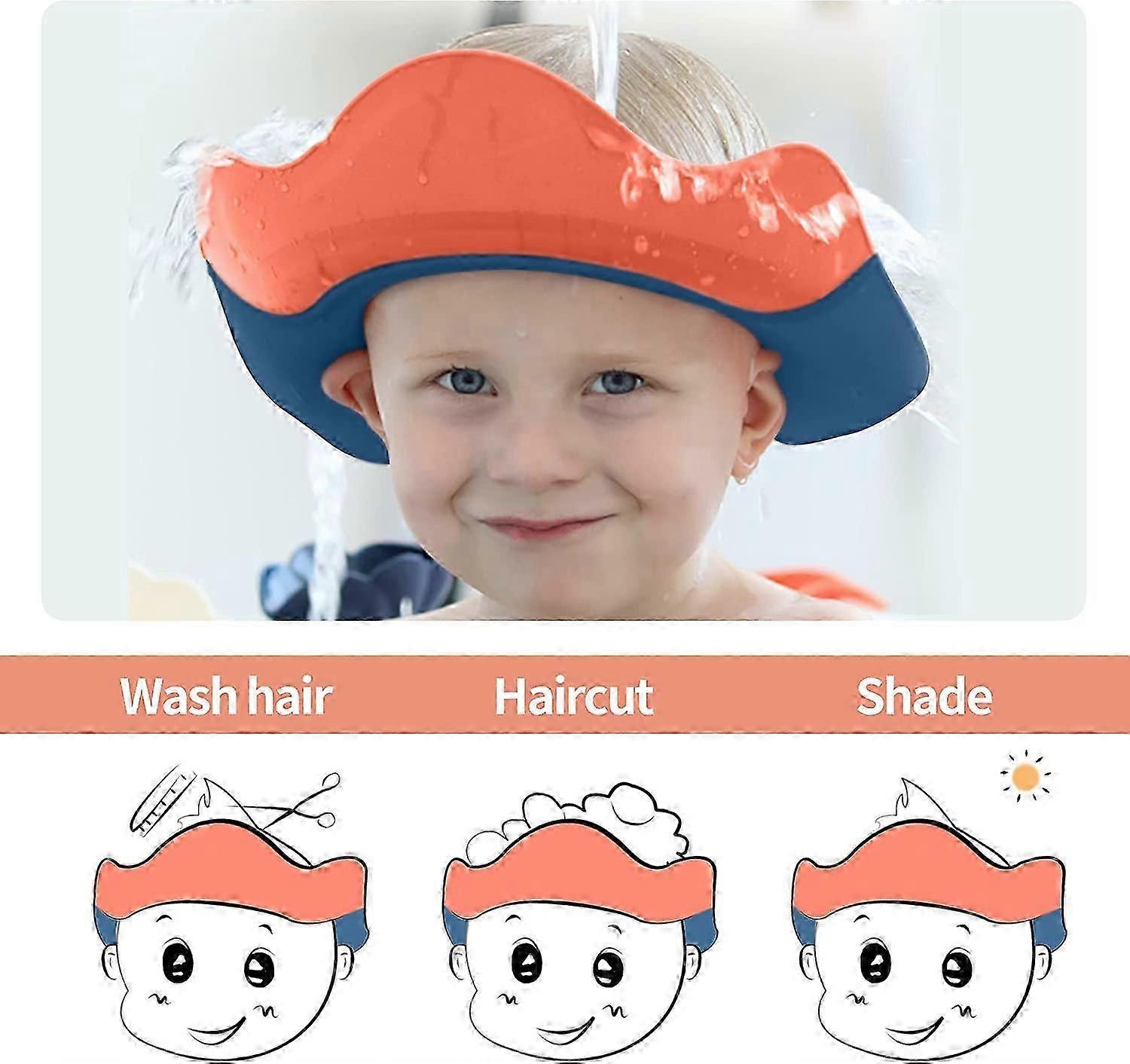 Baby Shower Cap Shower Visor Bathing Hat For Toddlers Waterproof ...