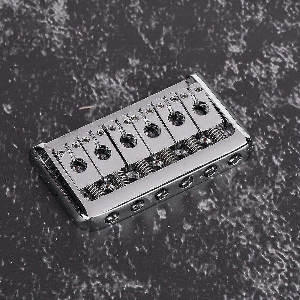 Guitar Bridge Metal 6-String Fixed Hardtail Bridge Saddle With 4 Screws ...