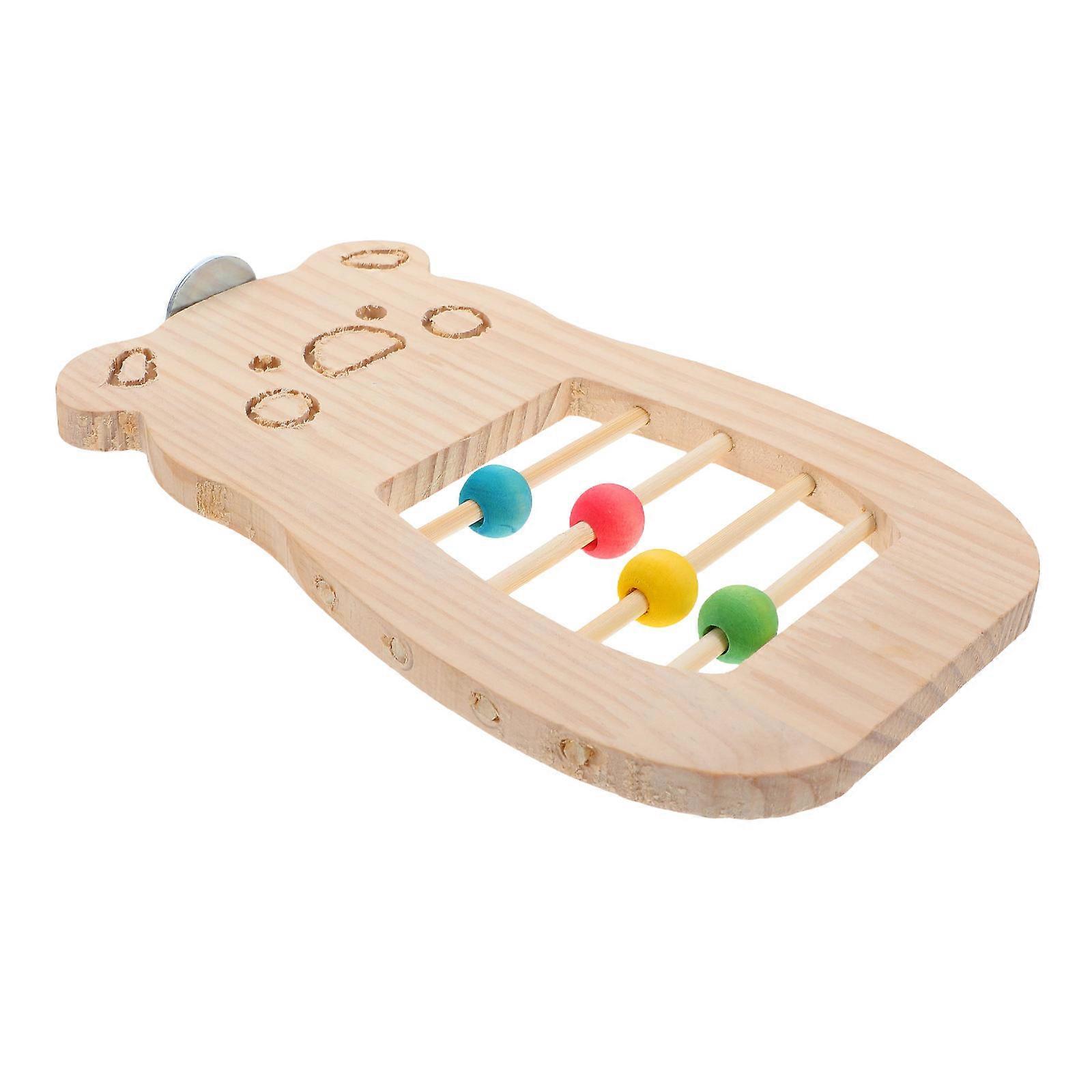 Wooden Parrot Platform Stand for Jumping Use Cage Perch Toy | Fruugo UK