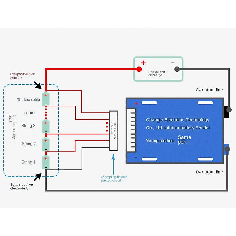 18650 Battery Bms 4s Lifepo4 Battery Pack Balancer Load Control Board ...