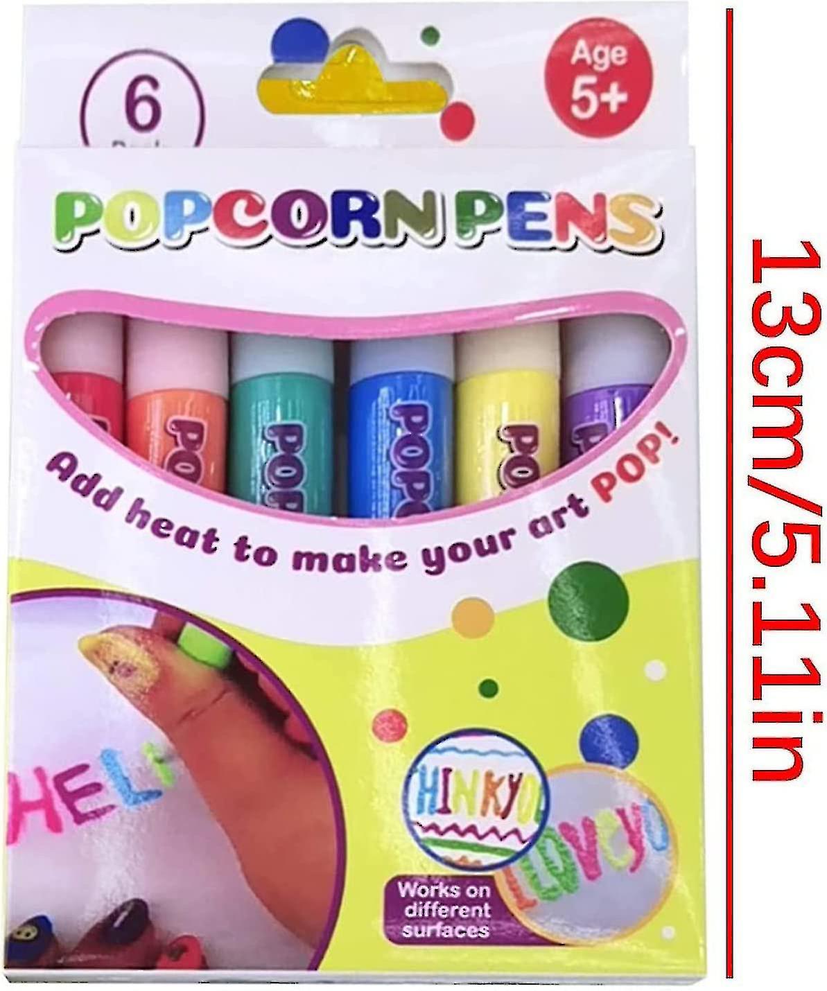 Bubble Pens, Magic Popcorn Pens, Print Bubble Pens Puffy 3d Art Safe ...