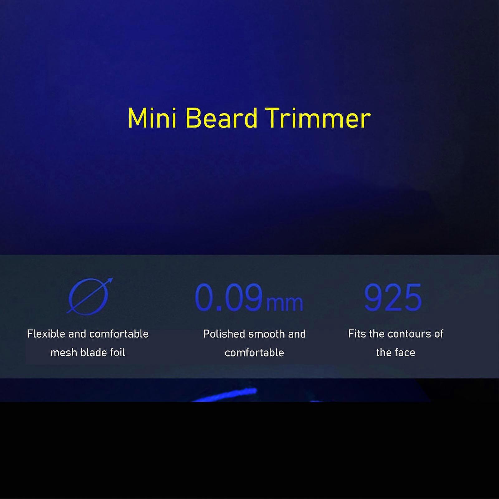 Electric Beard Trimmer Cordless Mini Usb Rechargeable Led Display ...