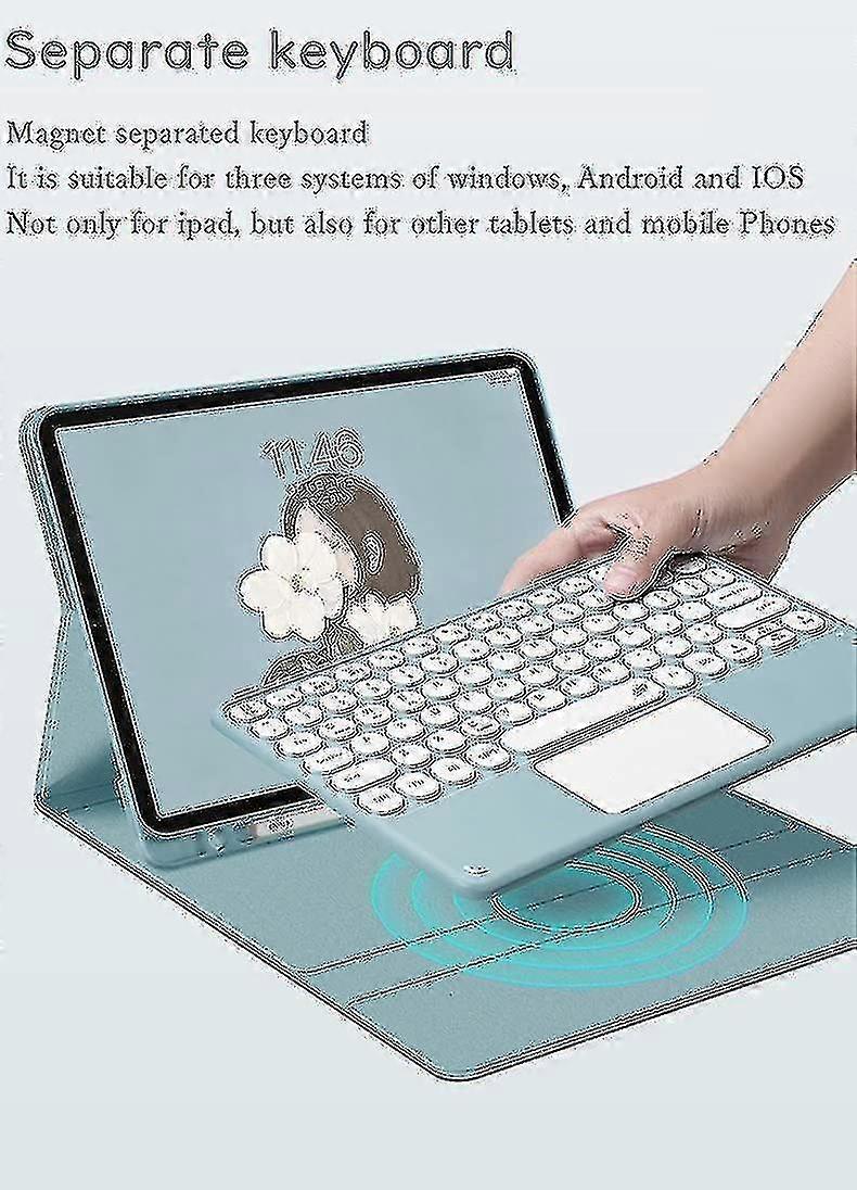 2021 Ipad Pro 12.9 5th 4th 3rd Generation Touch Keyboard Case With ...