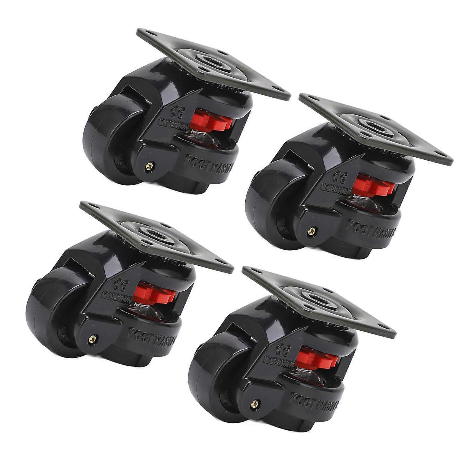 4pcs Level Adjustment Caster GD?60F Heavy Duty Industrial Roller Wheel ...