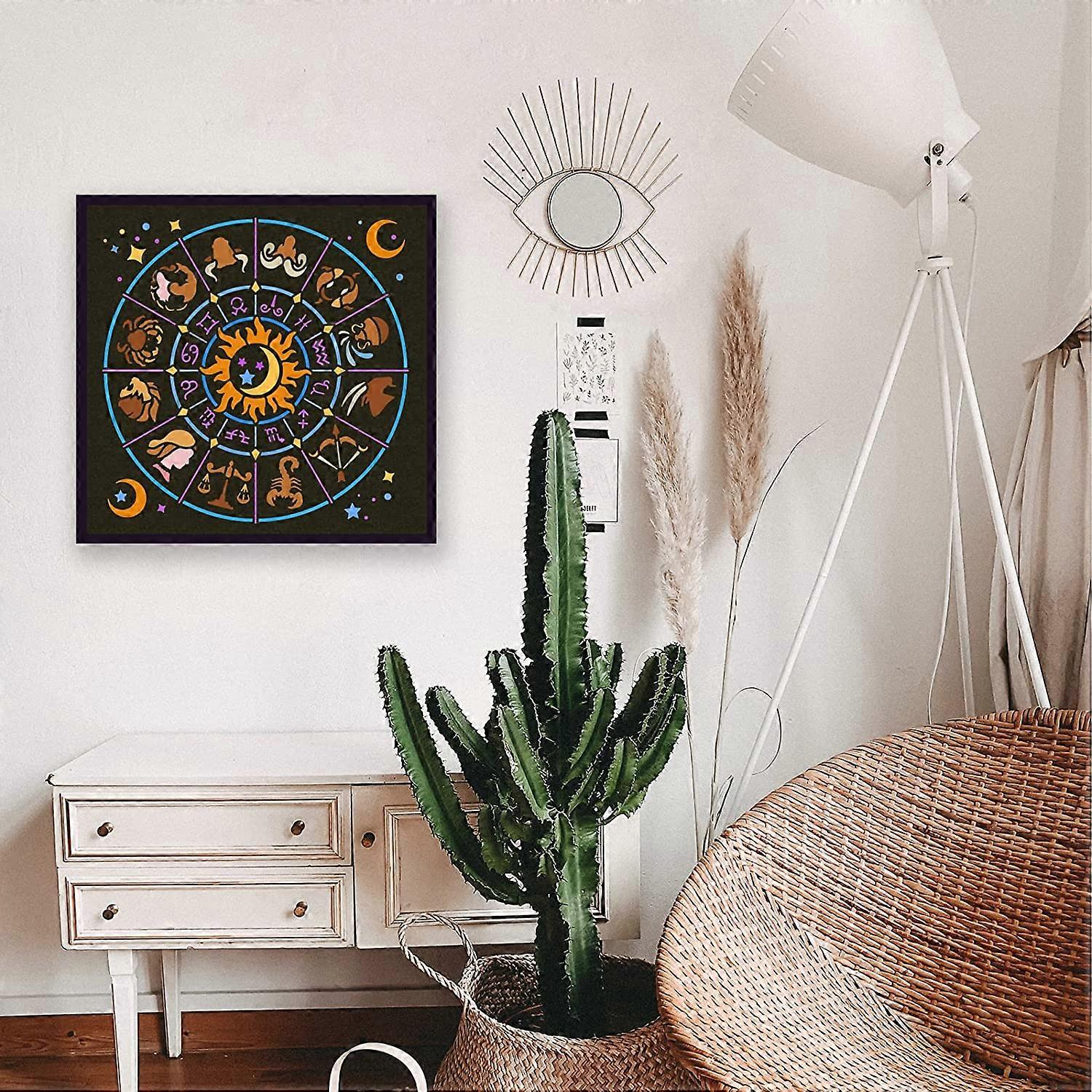 Zodiac Symbols Stencil Templates Astrological Stencil Plastic DIY Star ...