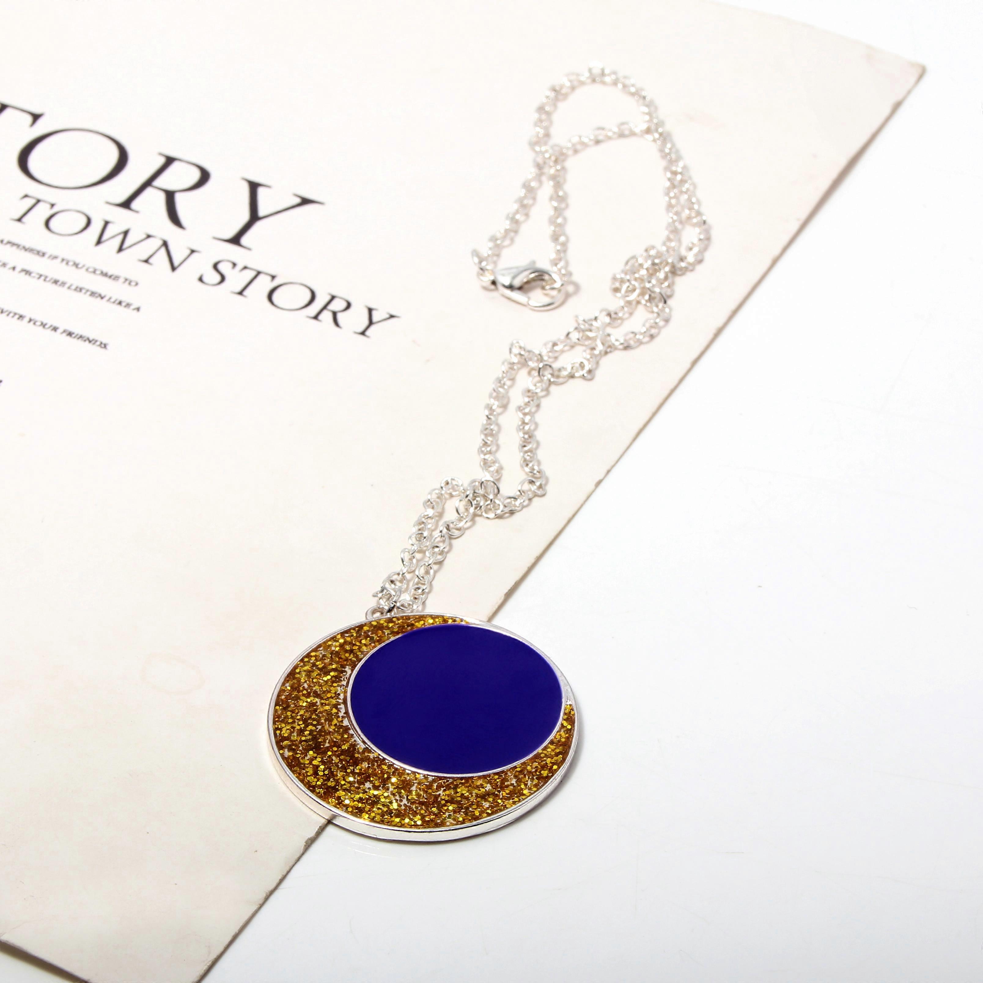 Anime The Owl House Necklace Amity Blight Moon Pendant Necklace for ...