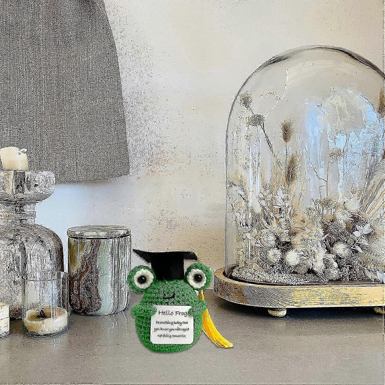 Mini Funny Positive Potato, Emotional Support Potato, 3 inch Knitted ...