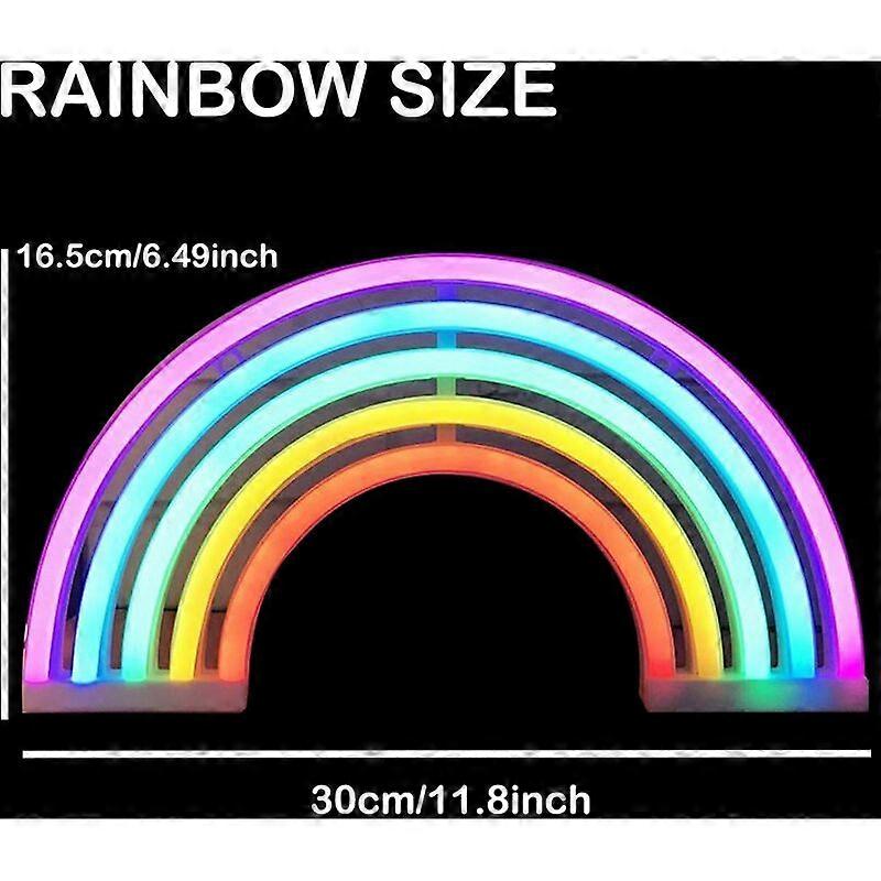Rainbow Light Up Signs, Rainbow Wall Decor for Girls, Kids Room, LED ...