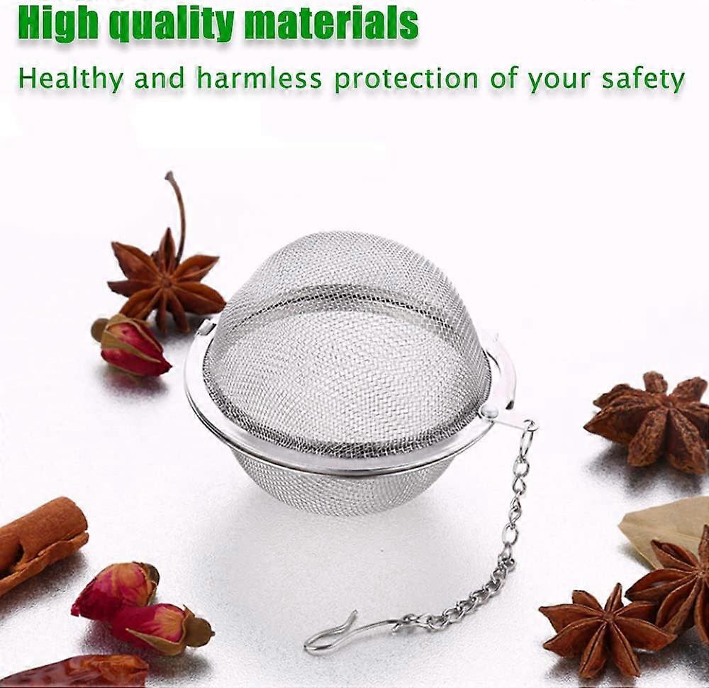 2 Pack Tea Strainer-Stainless Steel Mesh Tea Ball Infuser,Premium Tea ...