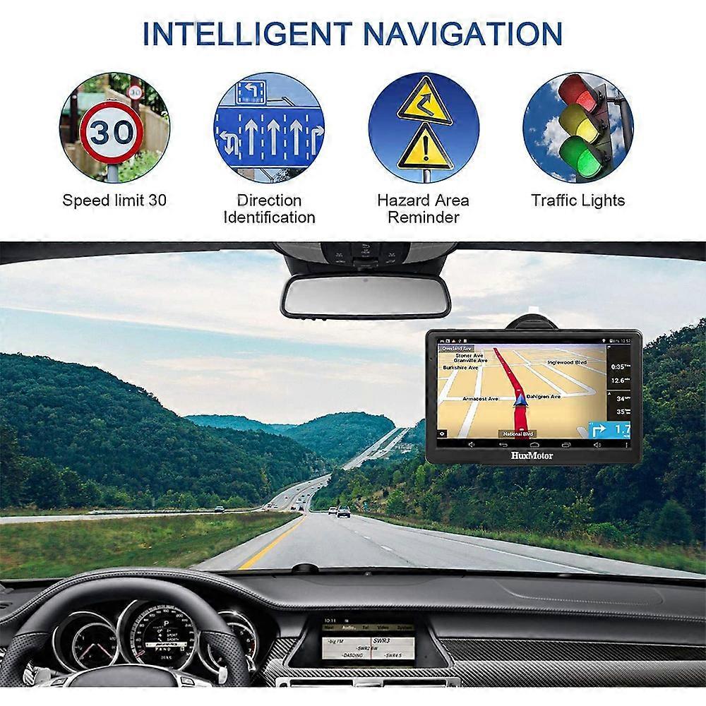 Sat Nav with Bluetooth&AV-IN, 7 inch GPS Navigation for Car Truck ...